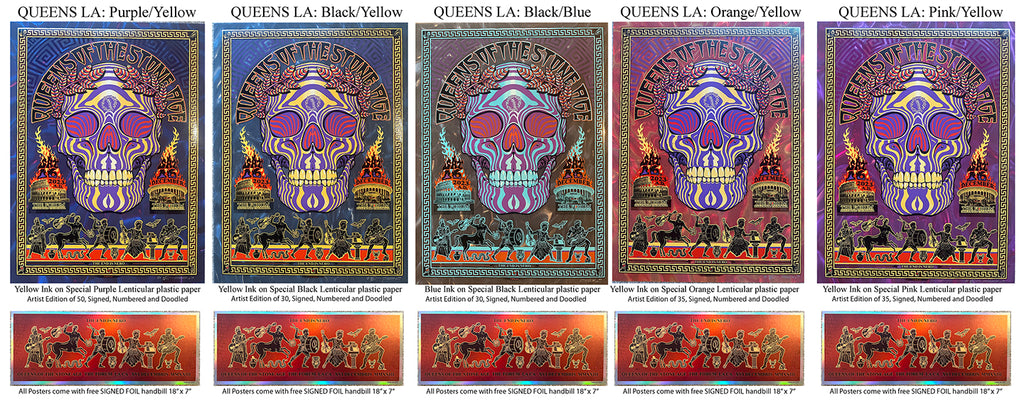 Queens Forum LA - 5 different posters – Emek Studios