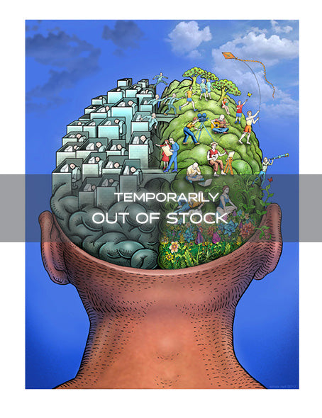 Brain Power • Mini Print – Emek Studios