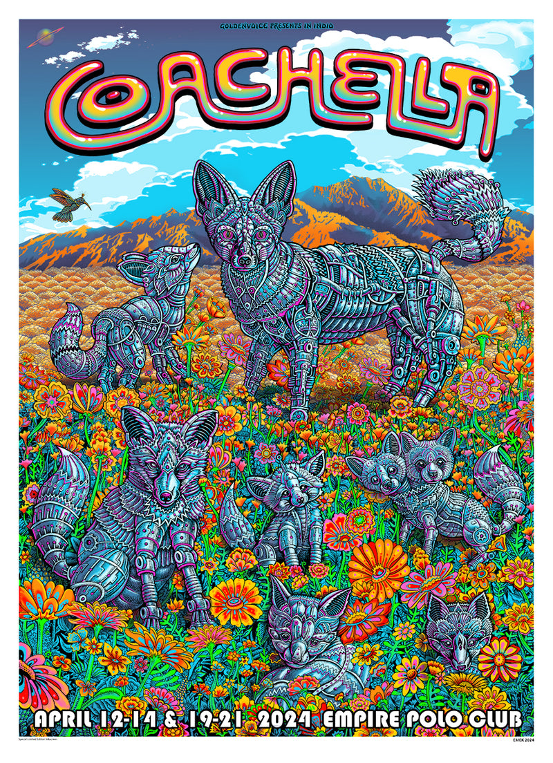 Coachella 2024 "Kit Foxes of Indio" – Emek Studios