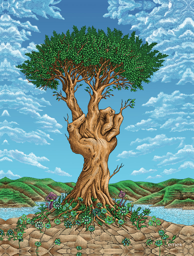 Peace Tree • Mini Print – Emek Studios