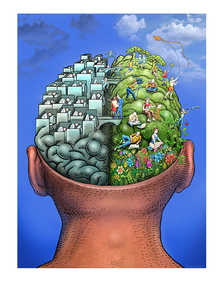 Brain Power • Mini Print – Emek Studios