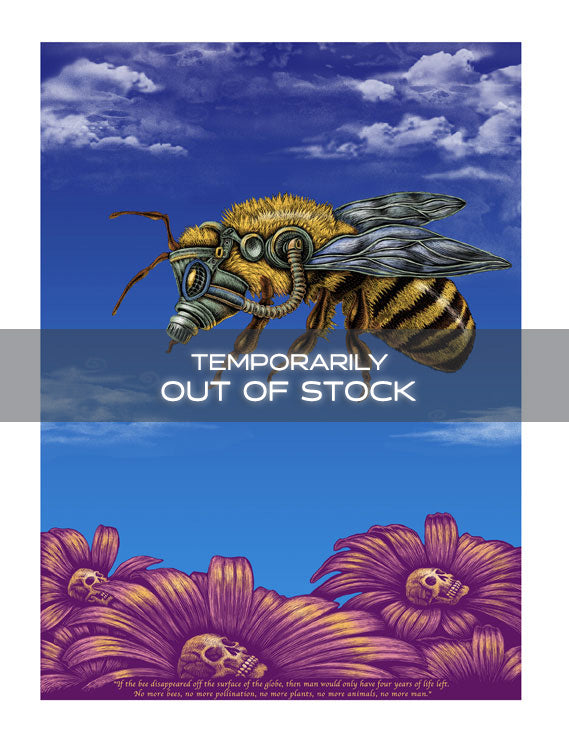 Endangered Bee • Mini Print – Emek Studios