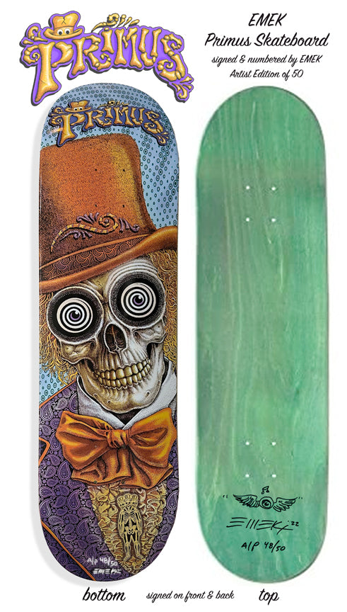Primus Skateboard, Artist Edition – Emek Studios